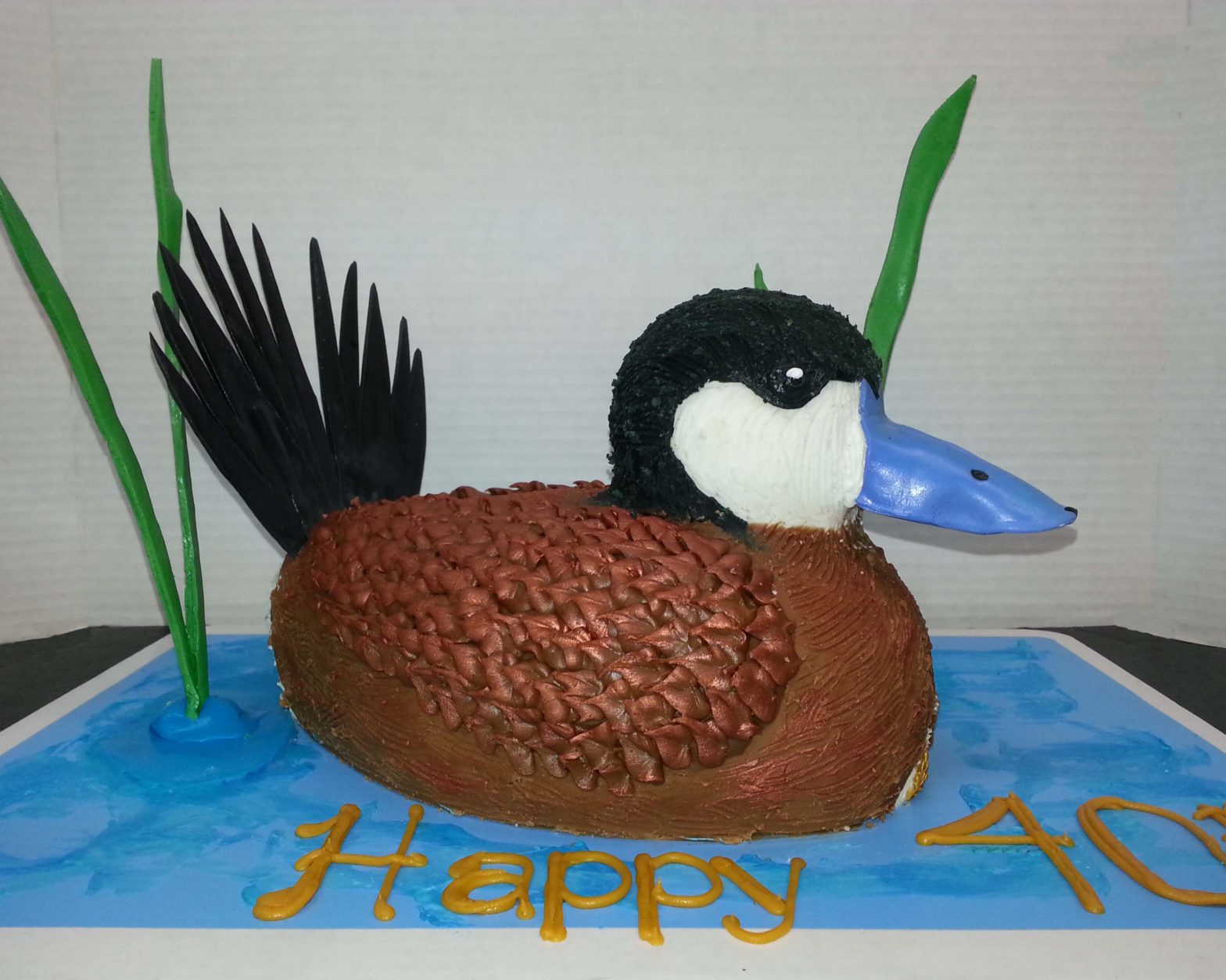 Blue-billed Duck | Cakes de Fleur